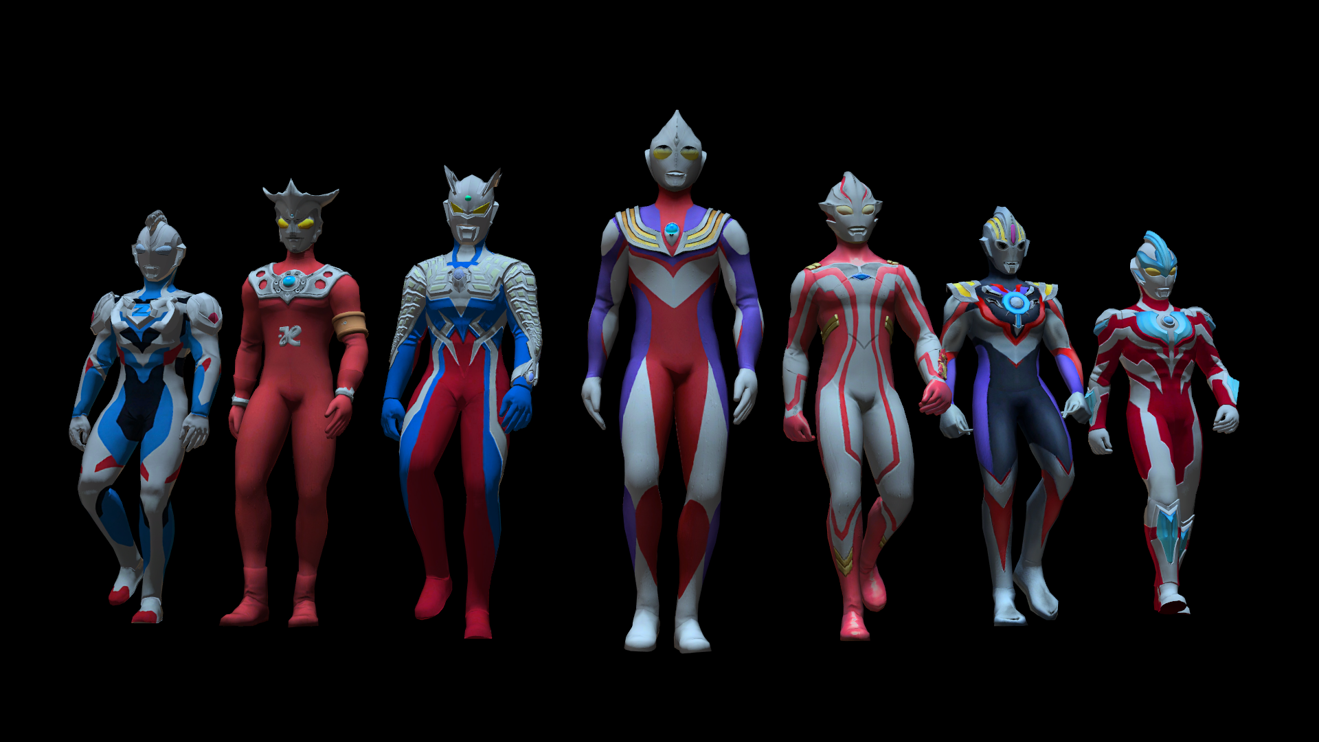 模仿奥特曼集结手游PV海报E3D工程文件，迪迦赛罗等6大该溜子出场！ - 我的网站